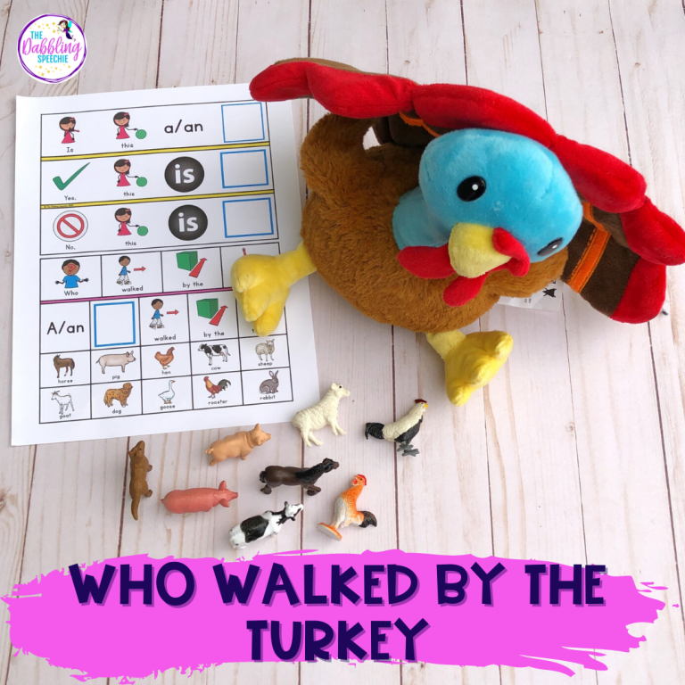 Fun Turkey Speech Therapy Activity Ideas for Thanksgiving ...