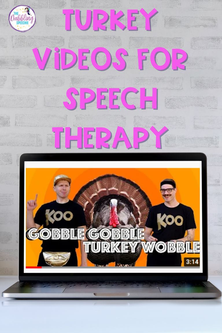 Fun Turkey Speech Therapy Activity Ideas for Thanksgiving ...