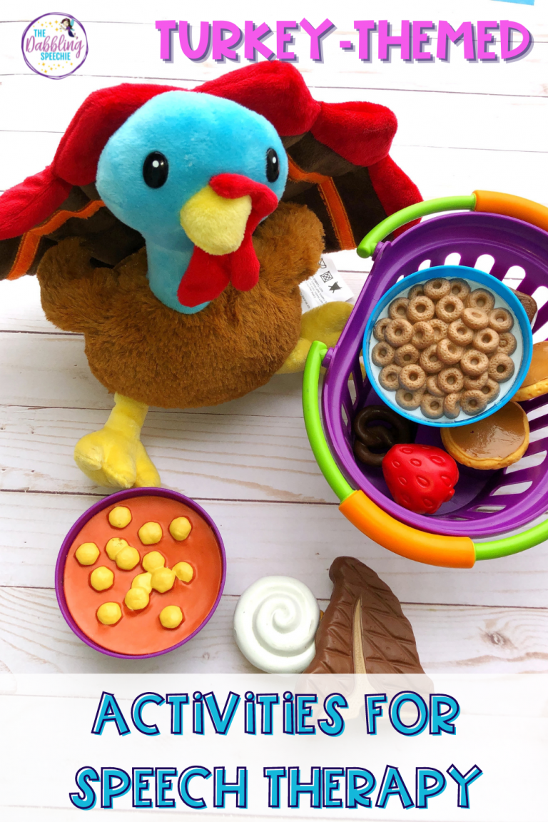 Fun Turkey Speech Therapy Activity Ideas for Thanksgiving ...
