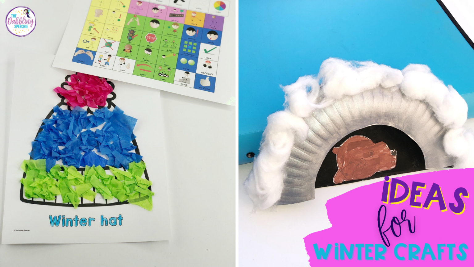 9 Easy Winter Speech and Language Activities With Crafts ...