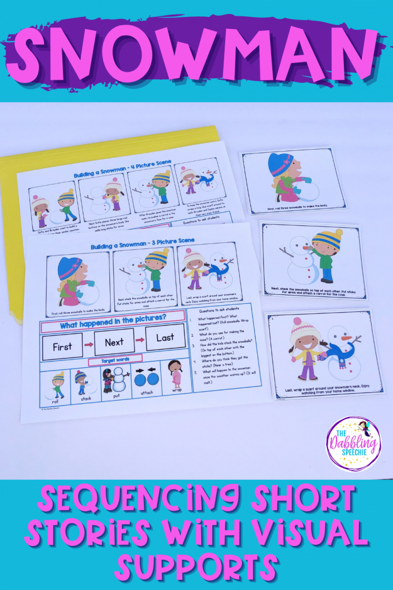 4 Snowman Sequencing Activities That Increase Engagement With ...