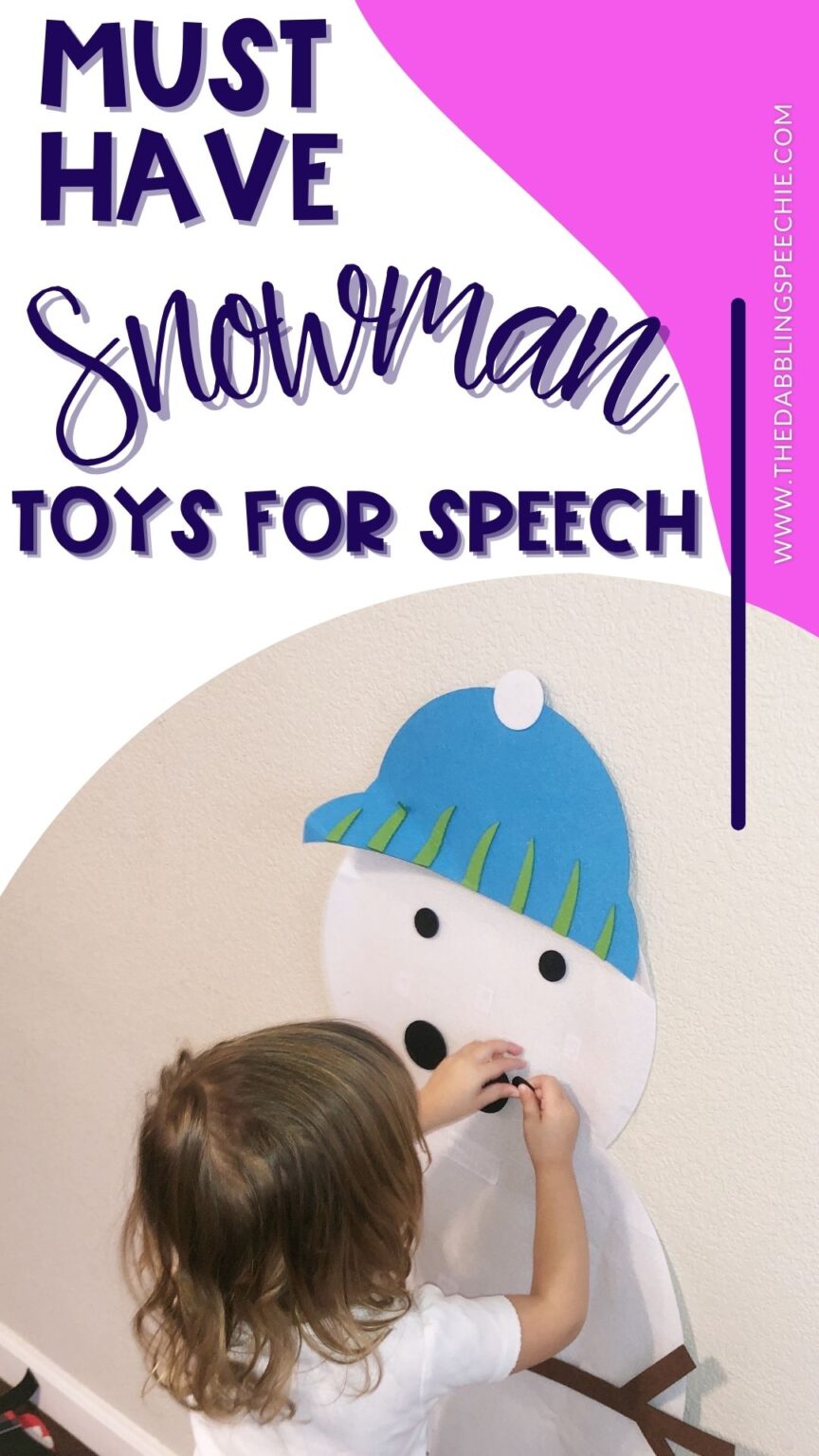 Epic Snowman Speech Therapy Activities for Preschool–2nd Grade (Easy ...