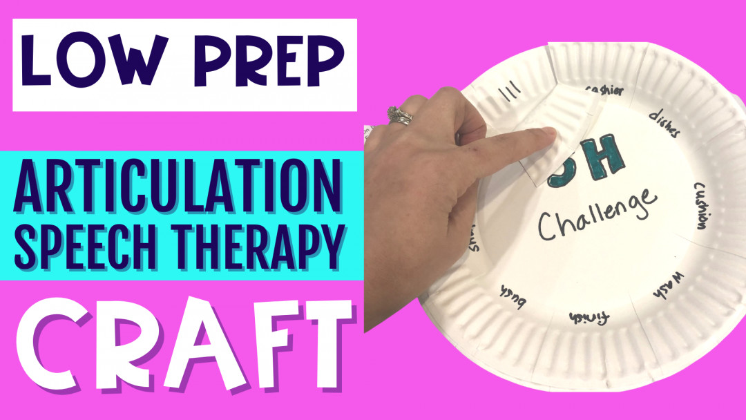 Articulation Crafts for Speech Therapy That Get High Trials ...