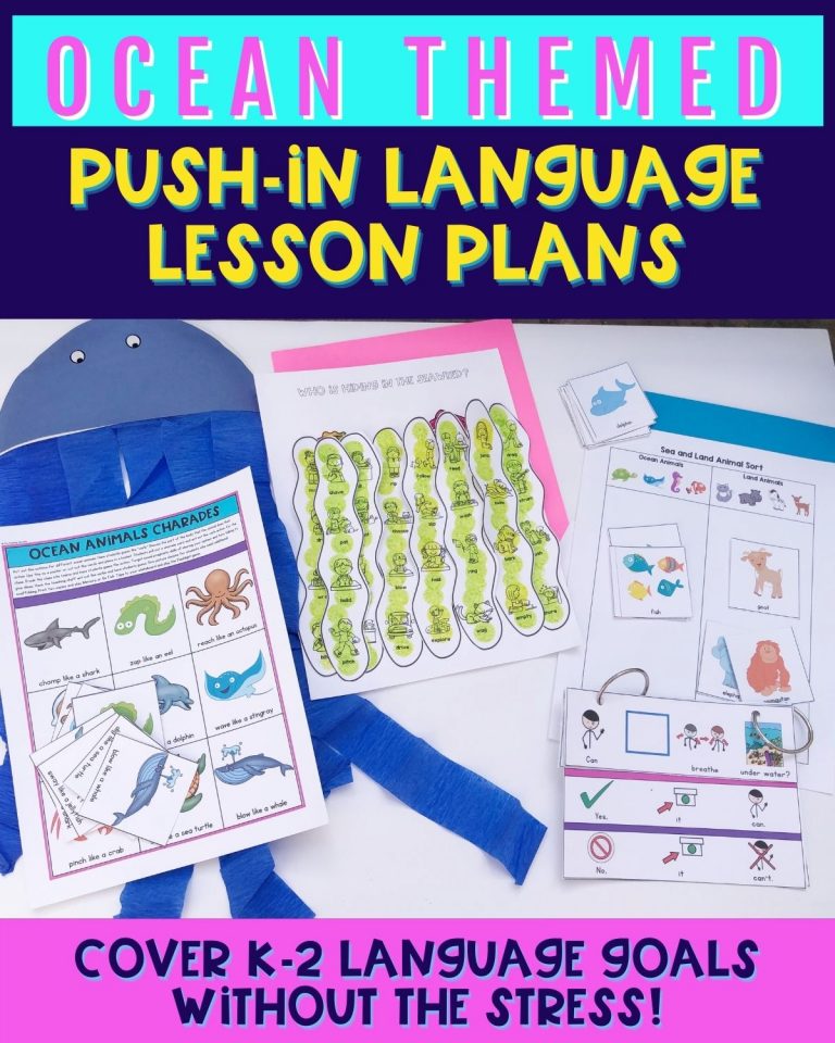 Make an Ocean Sensory Bin for Speech Therapy - thedabblingspeechie