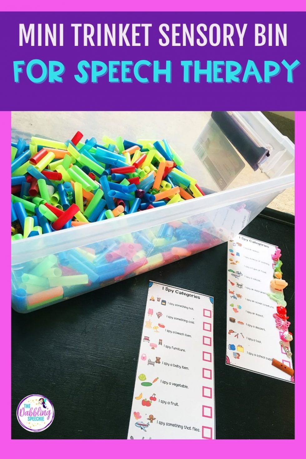 Ways To Use Mini Trinkets in Speech Therapy - thedabblingspeechie