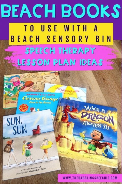 Epic Beach Sensory Bin For Preschool Speech Therapy - thedabblingspeechie