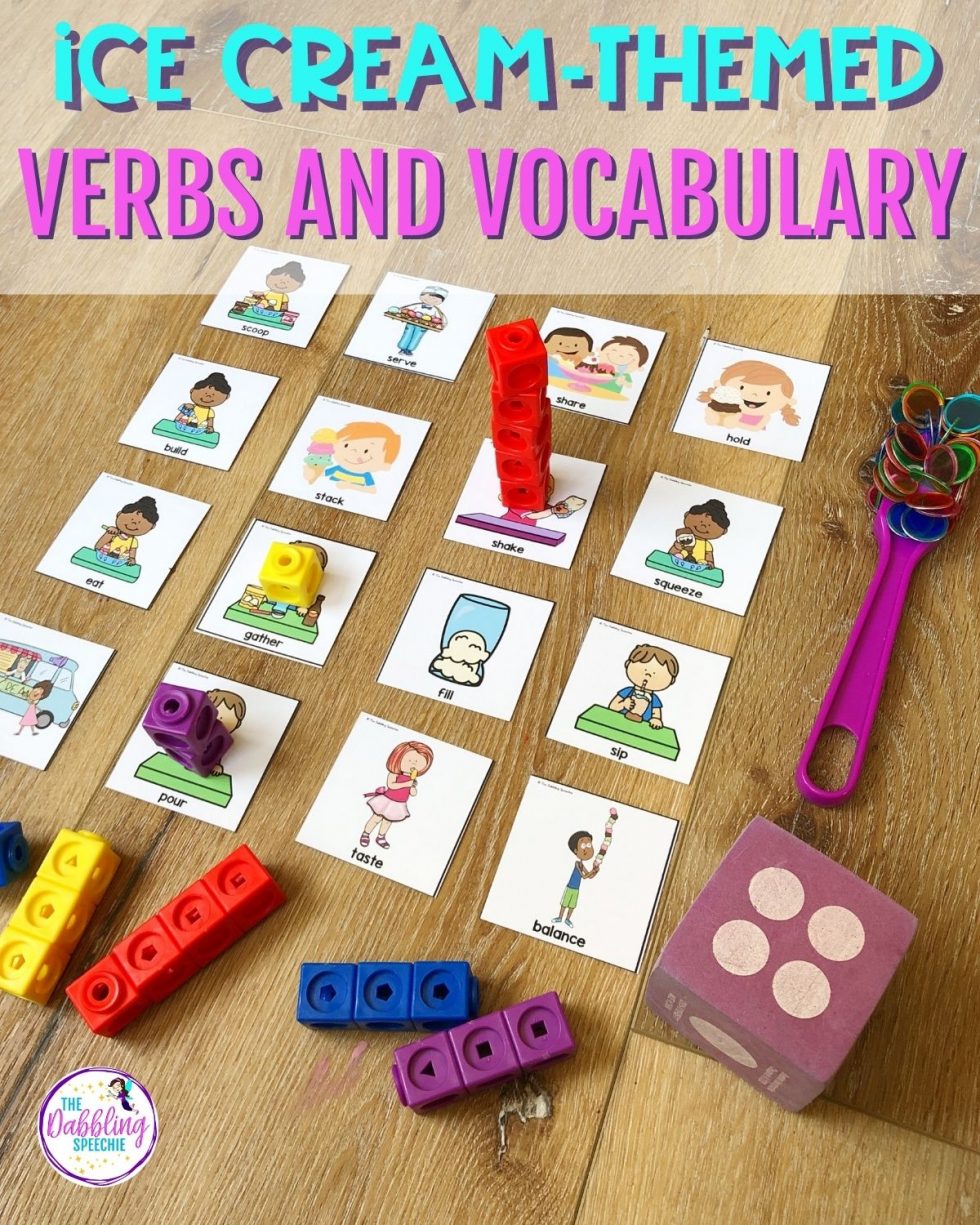 Ice Cream Preschool Activities for Speech Therapy - thedabblingspeechie