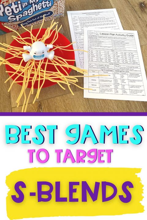 Best S-blends Speech Therapy Games for Articulation & Phonology ...