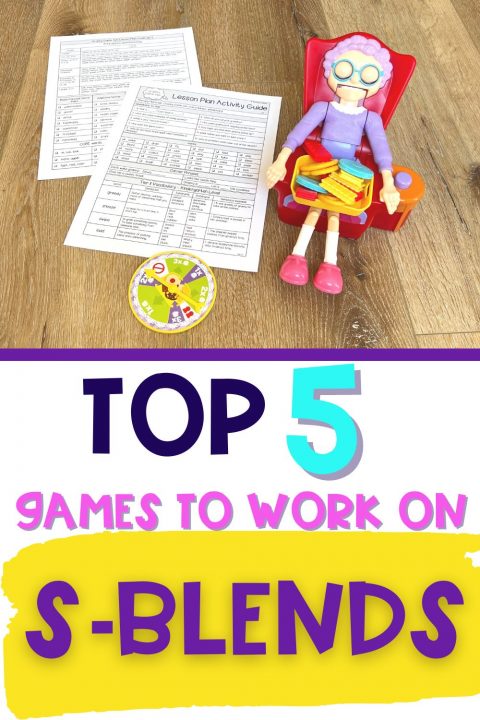 The Best 5 S-blends Speech Therapy Games for Articulation & Phonology ...