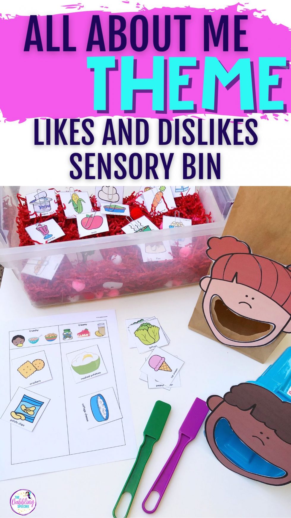 All About Me - Likes and Dislikes - thedabblingspeechie