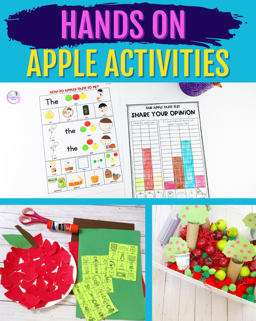 Apple Sensory Bin Ideas for Early Elementary - thedabblingspeechie