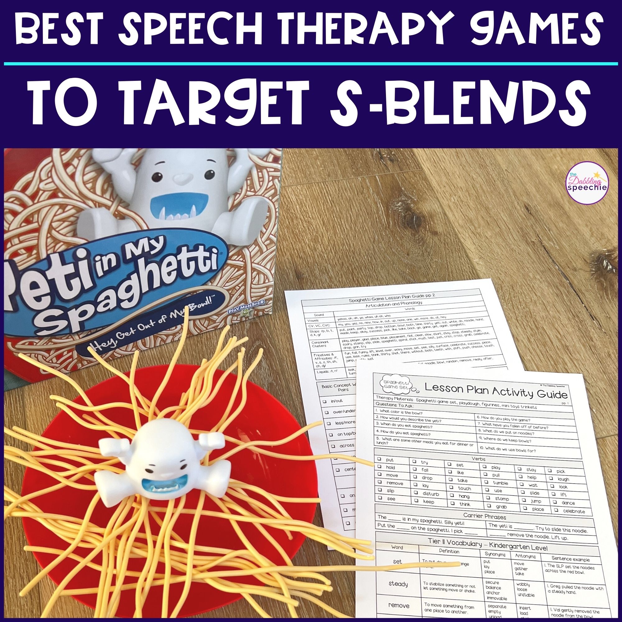 The Best 5 S-blends Speech Therapy Games for Articulation & Phonology ...