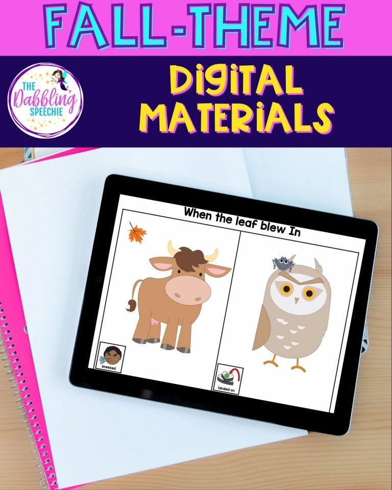 Preschool Leaf Lesson Plan for Co-Teaching - thedabblingspeechie