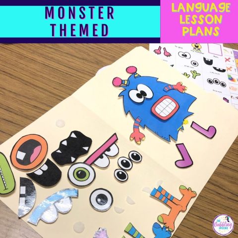 Feed the Monster Prop for Speech Therapy - thedabblingspeechie