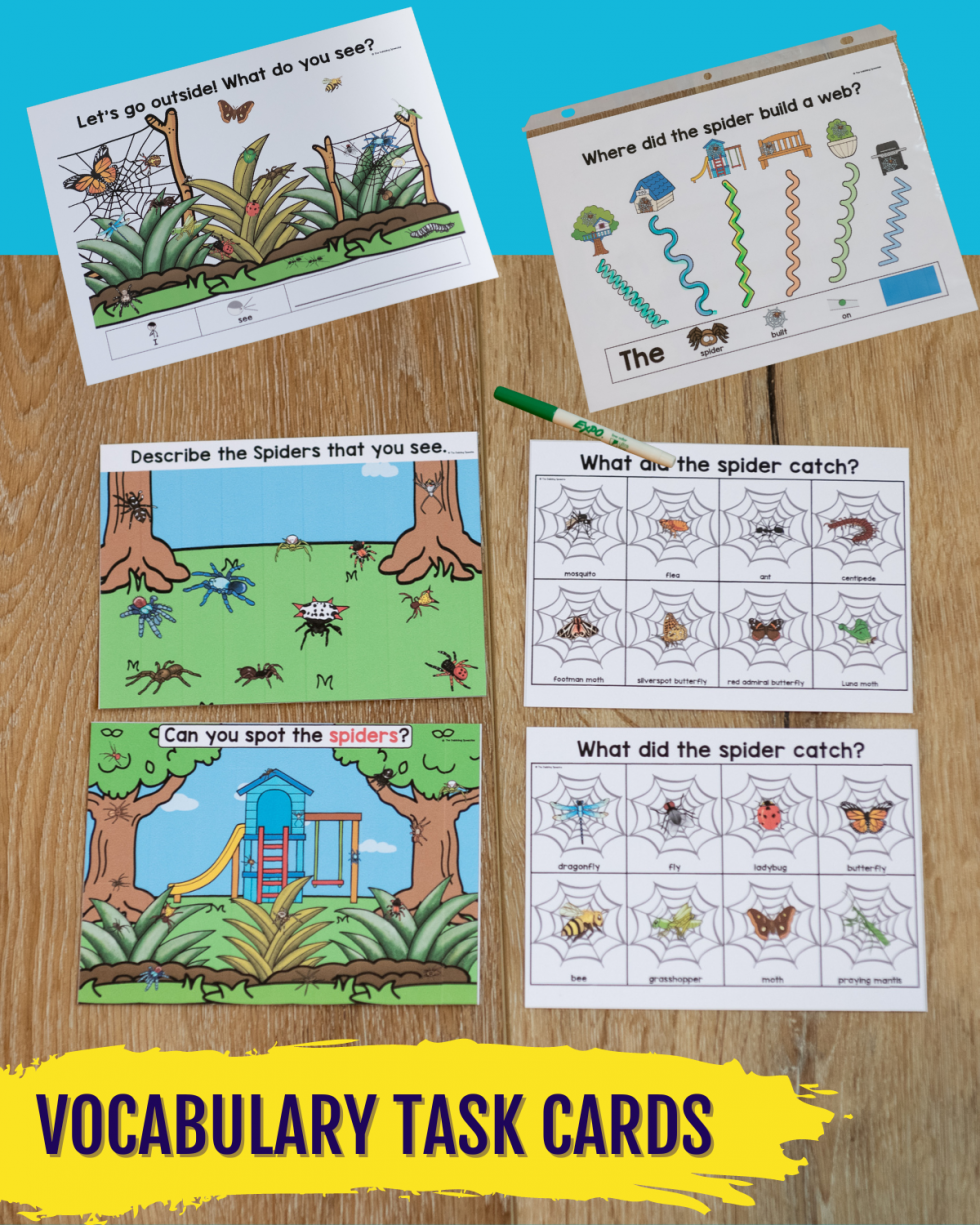 Easy Spider Speech Therapy Sensory Bins - thedabblingspeechie