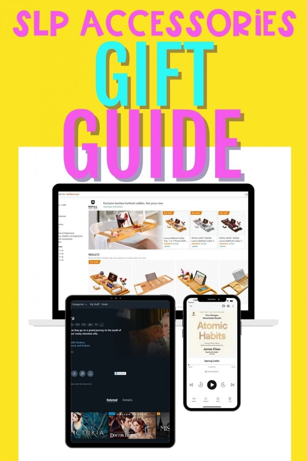 Speech Therapy Gift Guide for SLP Accessories - thedabblingspeechie