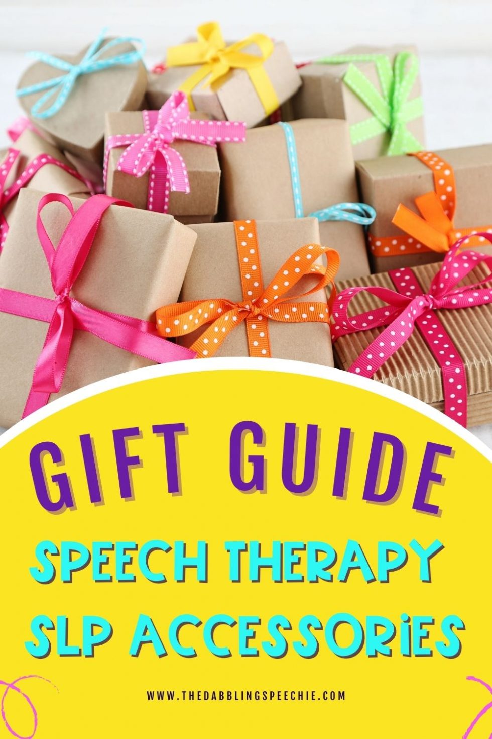 Speech Therapy Gift Guide for SLP Accessories - thedabblingspeechie