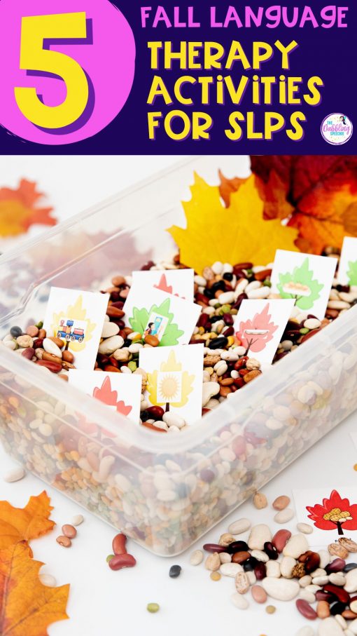 5 Fall Language Therapy Activities for SLPs - thedabblingspeechie