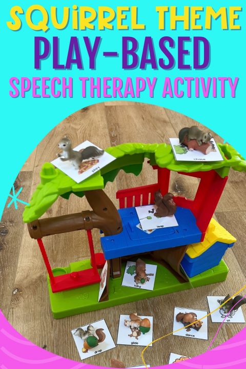 Squirrel Play-Based Speech Therapy Idea! - thedabblingspeechie