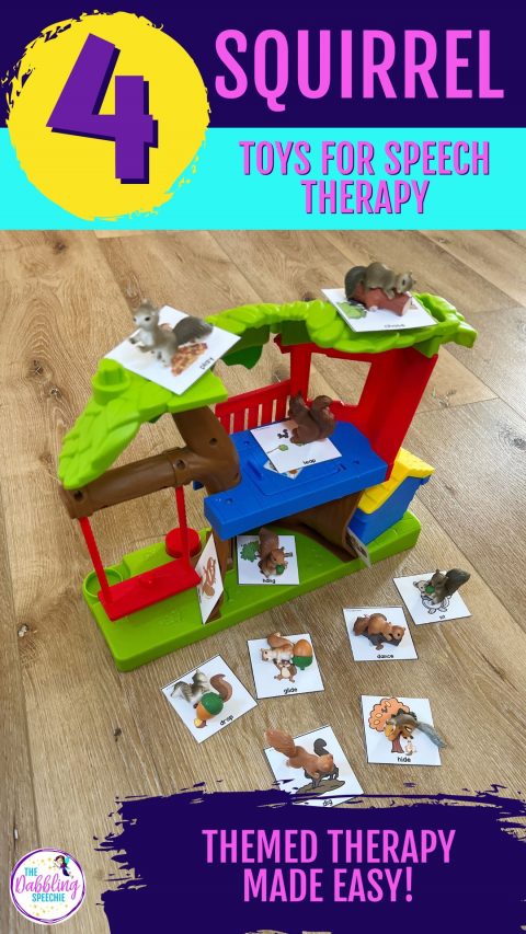 4 Squirrel Toys You Need for Speech Therapy - thedabblingspeechie