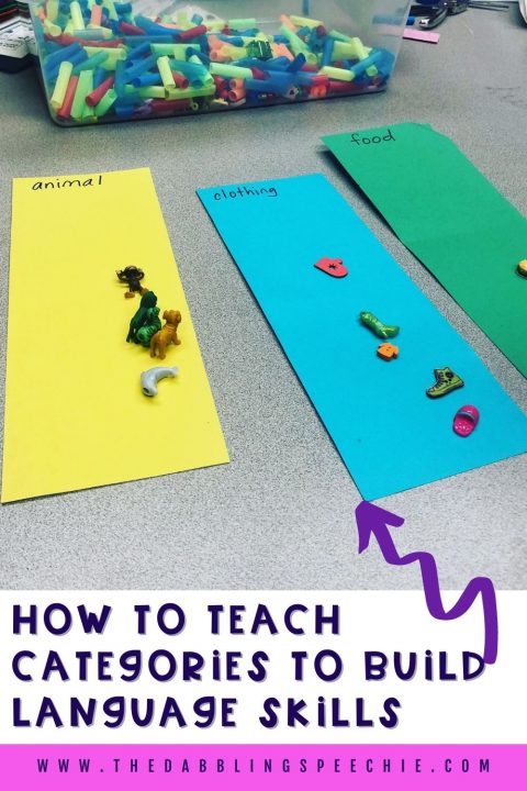 How to Teach Categories To Build Vocabulary - thedabblingspeechie