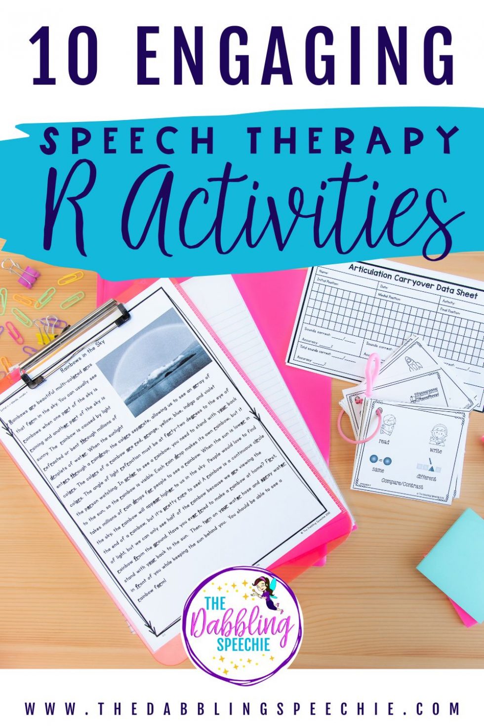 10 Engaging Speech Therapy R Activities For High Trials ...