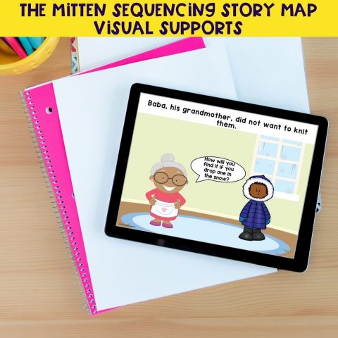 Activities for The Mitten for Speech Therapy - thedabblingspeechie