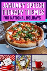 January Speech Therapy Themes - thedabblingspeechie