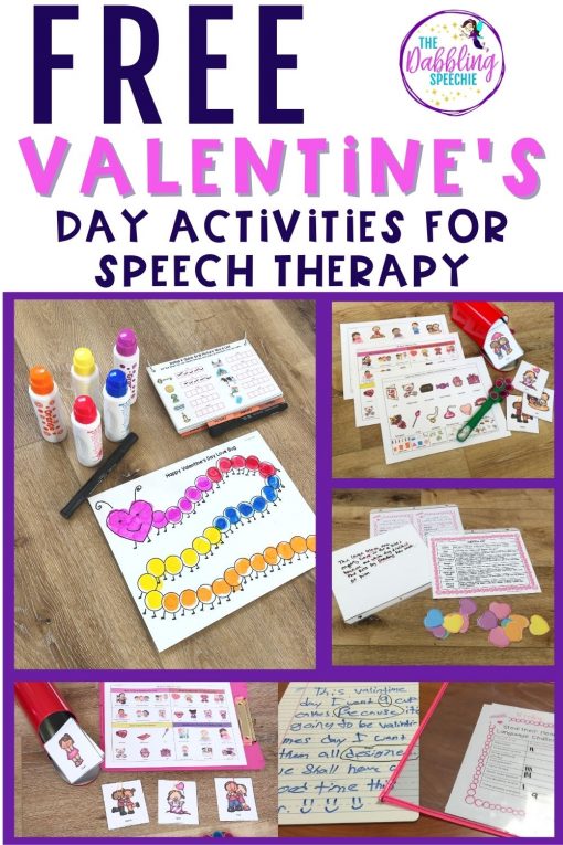 Inspiring Valentine's Day Speech Therapy Activities for Prek-Elementary ...