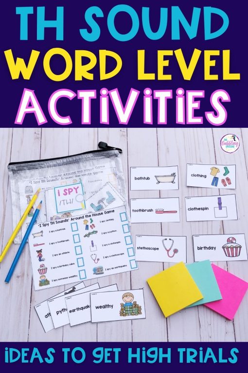 Speech Therapy TH Sound Ideas To Help Your Kids Master It ...