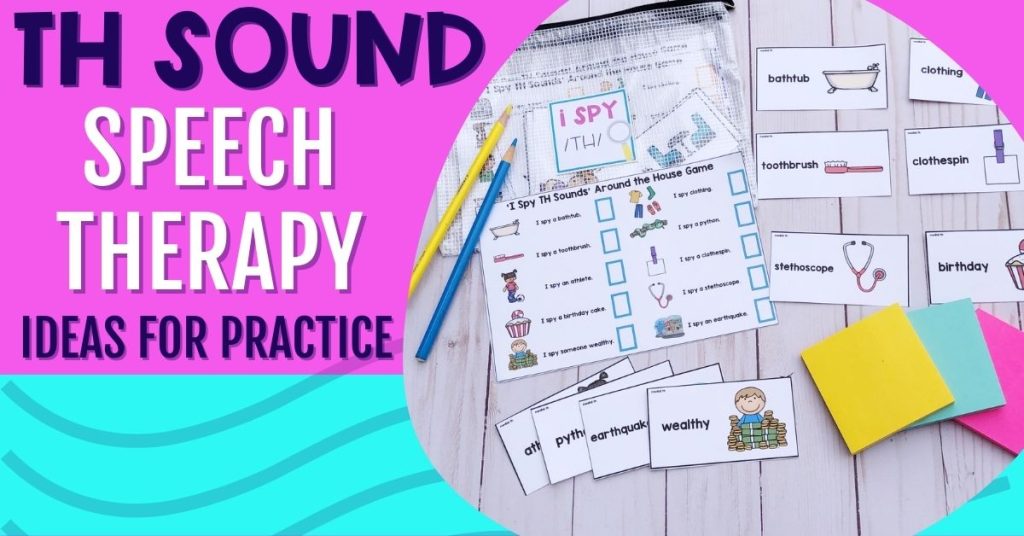 Speech Therapy TH Sound Ideas To Help Your Kids Master It ...