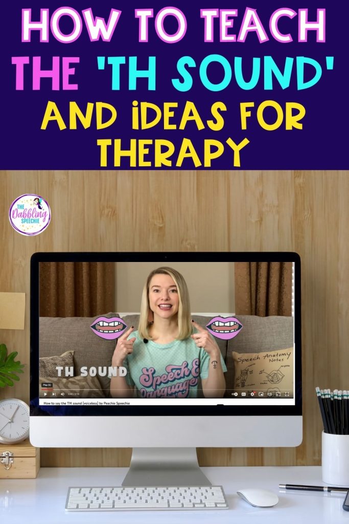 Speech Therapy TH Sound Ideas To Help Your Kids Master It ...