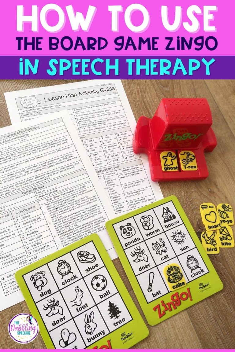 How to Use Zingo in Speech Therapy - thedabblingspeechie