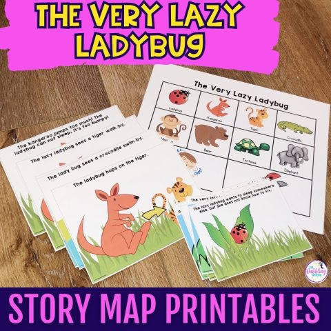 Easy Ladybug Sensory Bin for Speech Therapy - thedabblingspeechie