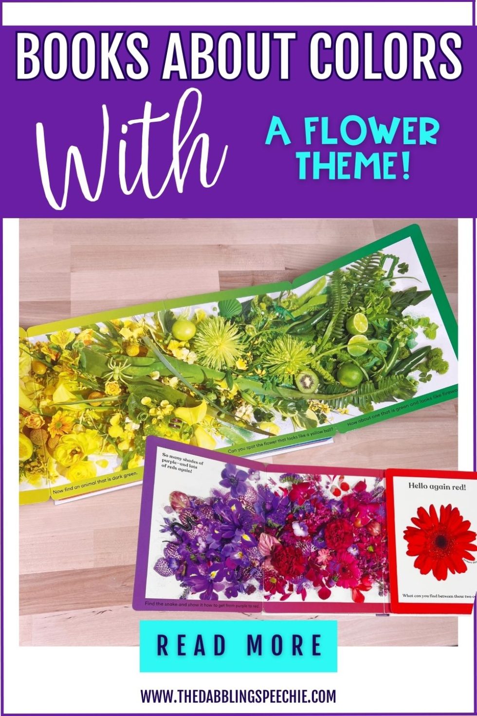 Picture Books About Colors for Speech Therapy - thedabblingspeechie