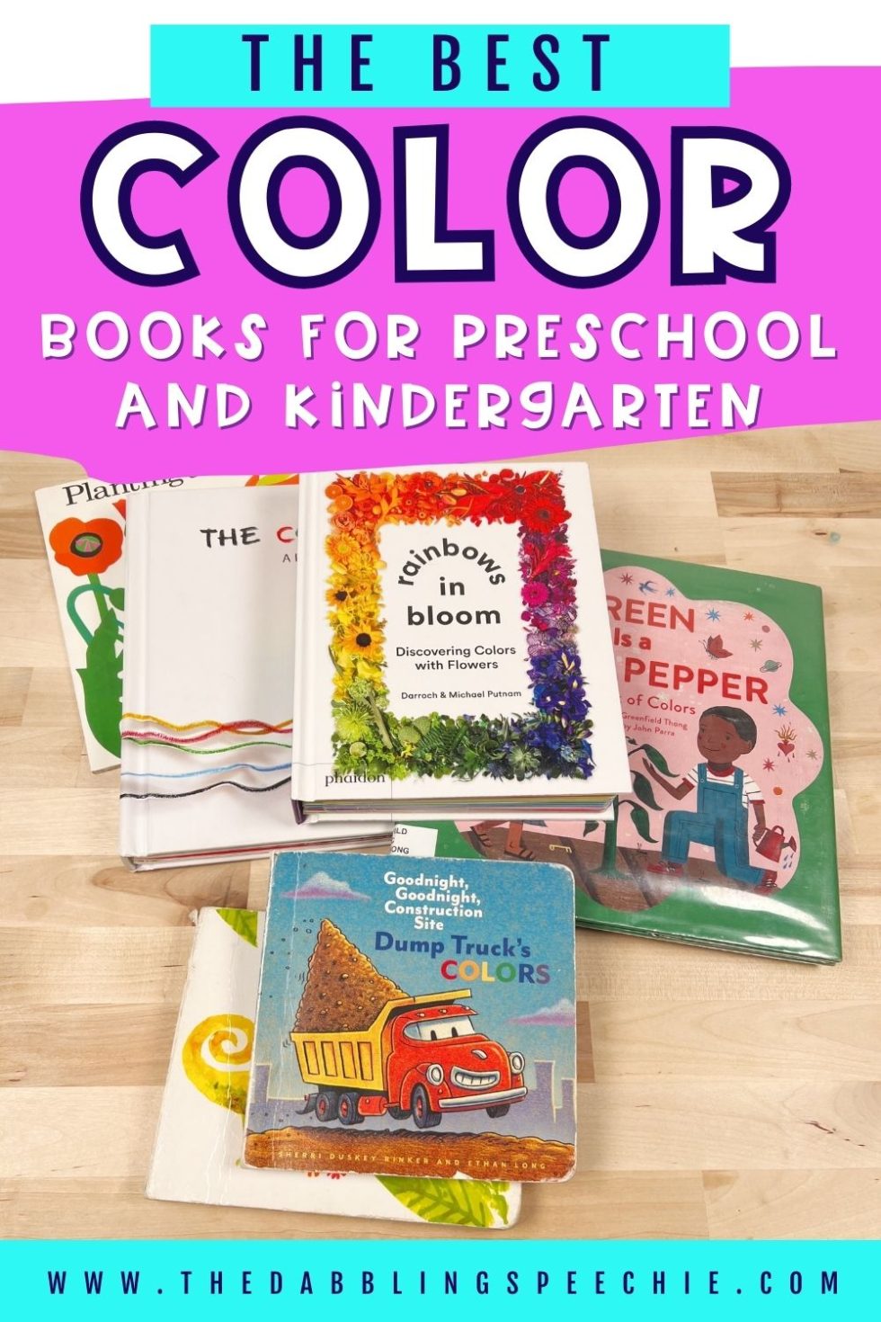 Picture Books About Colors for Speech Therapy - thedabblingspeechie