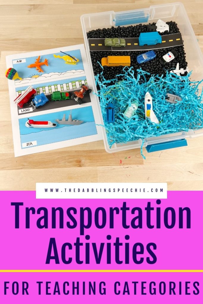 Transportation Sorting Activities for Preschoolers & Kindergarten To ...