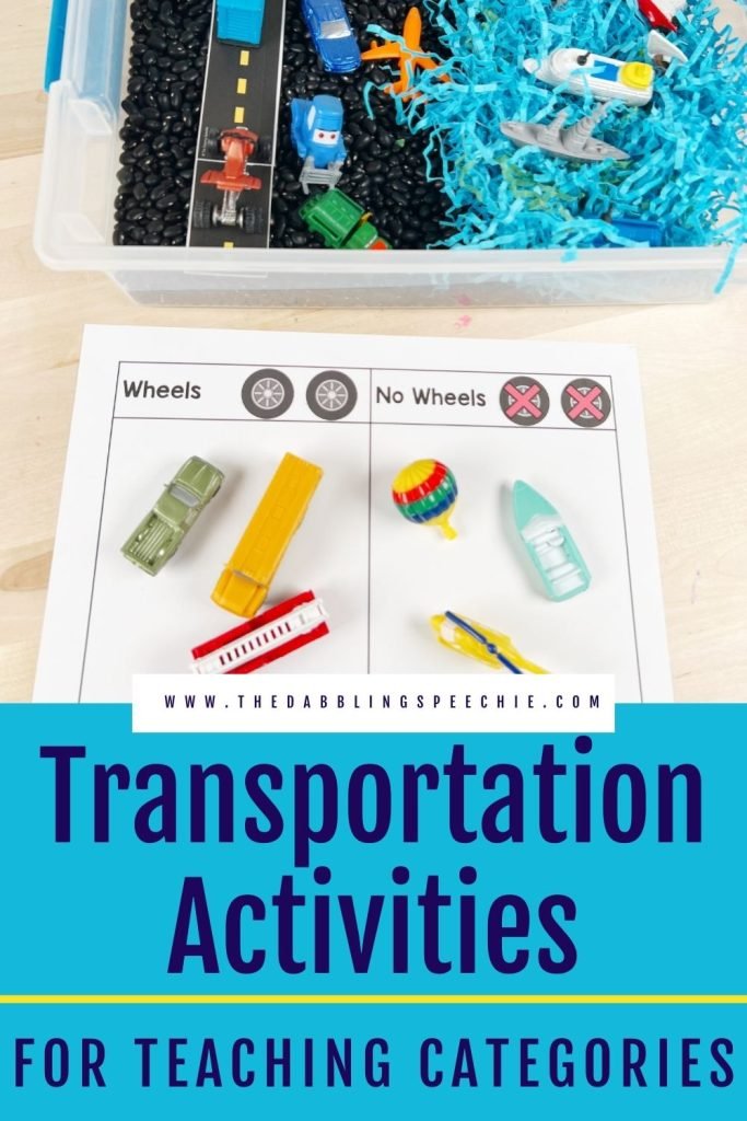 Transportation Sorting Activities for Preschoolers & Kindergarten To ...