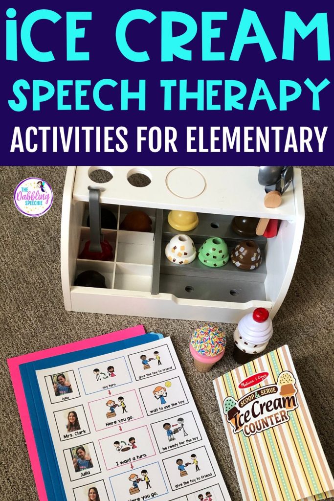 Engaging Ice Cream Speech Therapy Activities - thedabblingspeechie