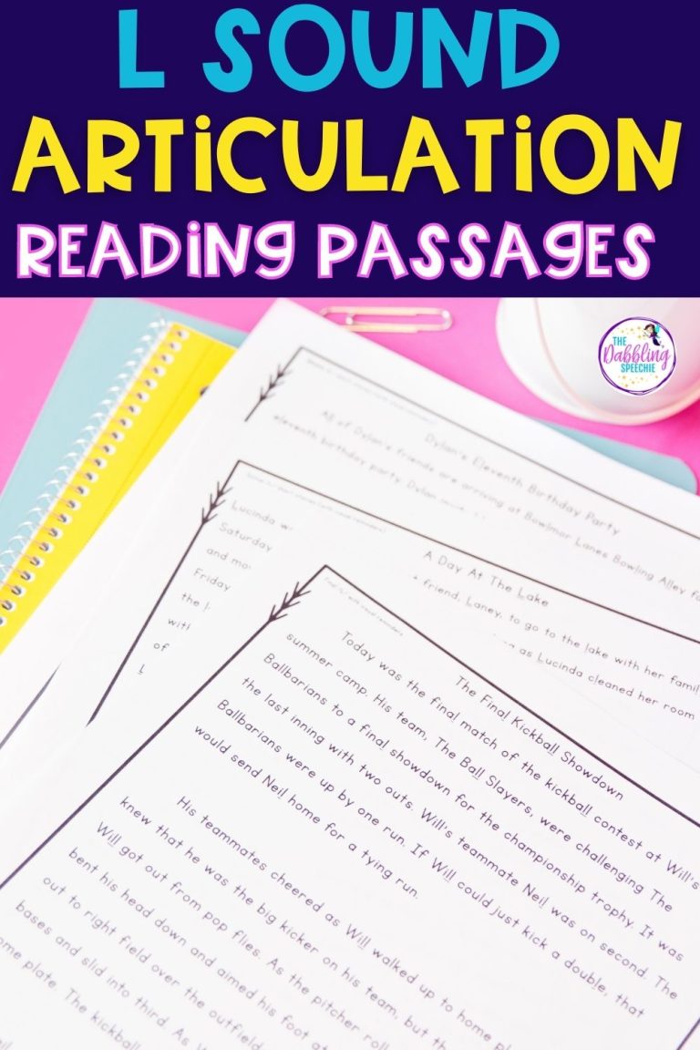 More than 10 Speech Therapy L Sound Activities That Are Effective ...