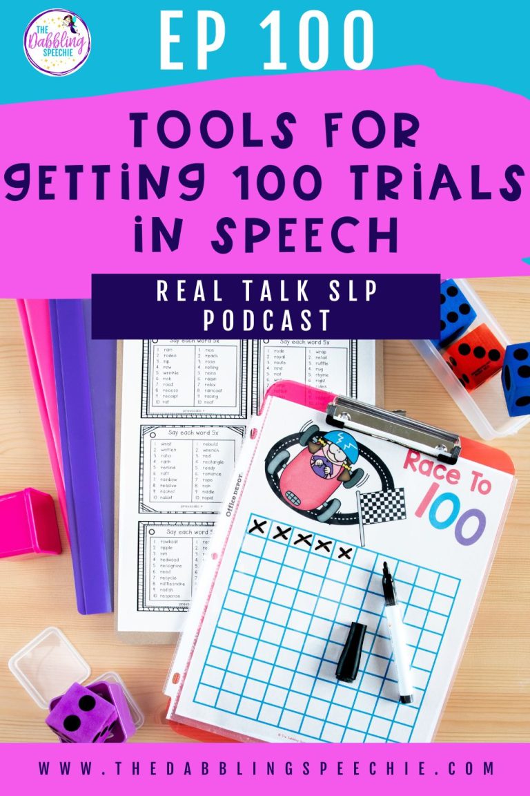 100 Trials for Speech Therapy
