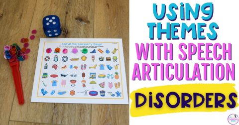 Speech Articulation Disorders with Themes - Tips for How to Do It ...