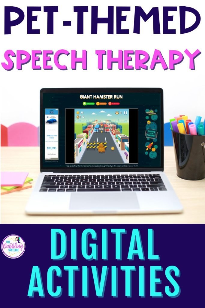 Pet-Themed Speech Therapy Activities - thedabblingspeechie