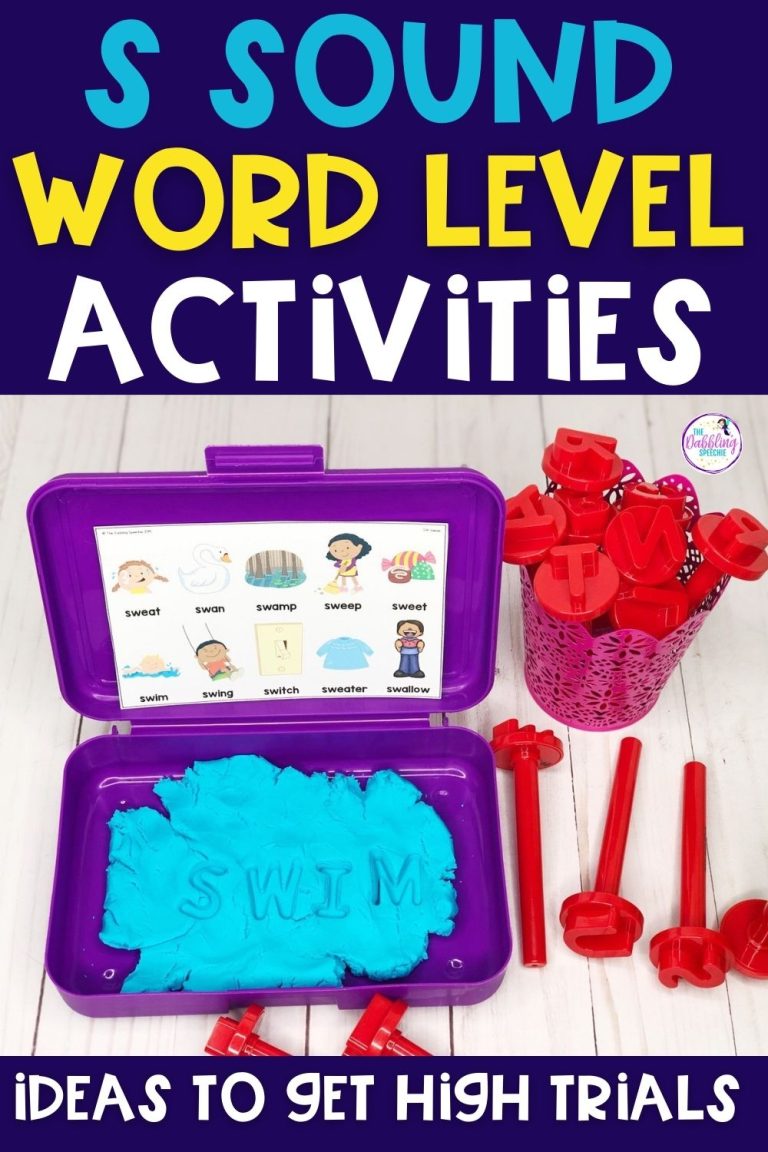 Speech Therapy S Sound Activities and Articulation Games ...