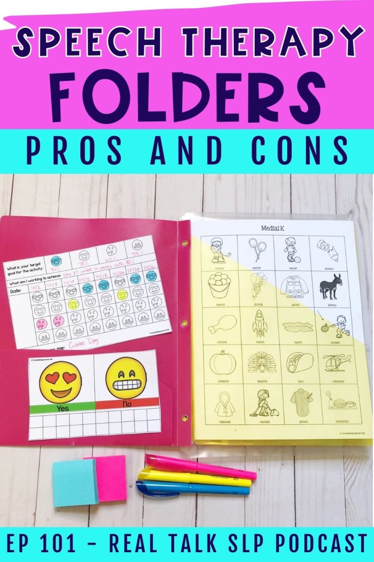 Speech Therapy Folders Pros and Cons - Ep 101