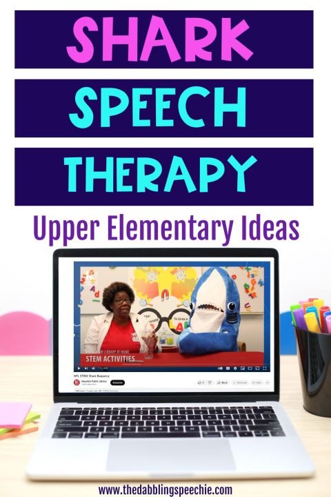 Shark Week Speech Therapy Lesson Plan for Upper Elementary ...