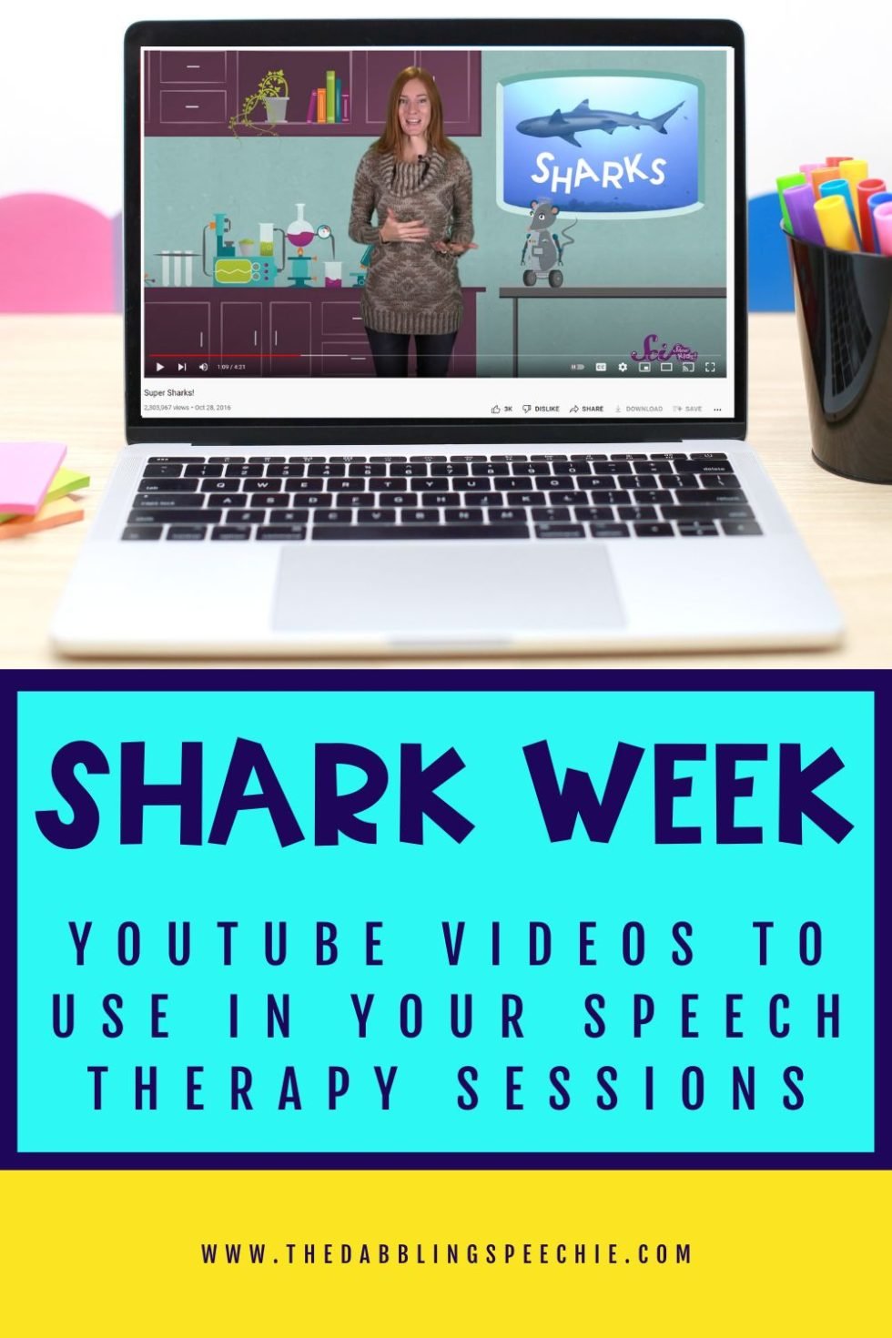 Shark Week Speech Therapy Lesson Plan for Upper Elementary ...