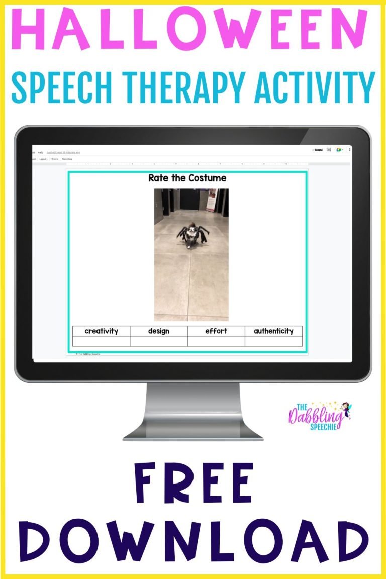 10+ Fun and Engaging Halloween Speech and Language Activities for Mixed ...