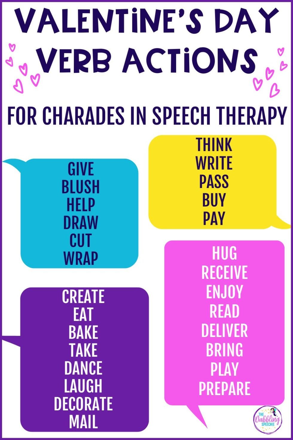Inspiring Valentine's Day Speech Therapy Activities for Prek-Elementary ...