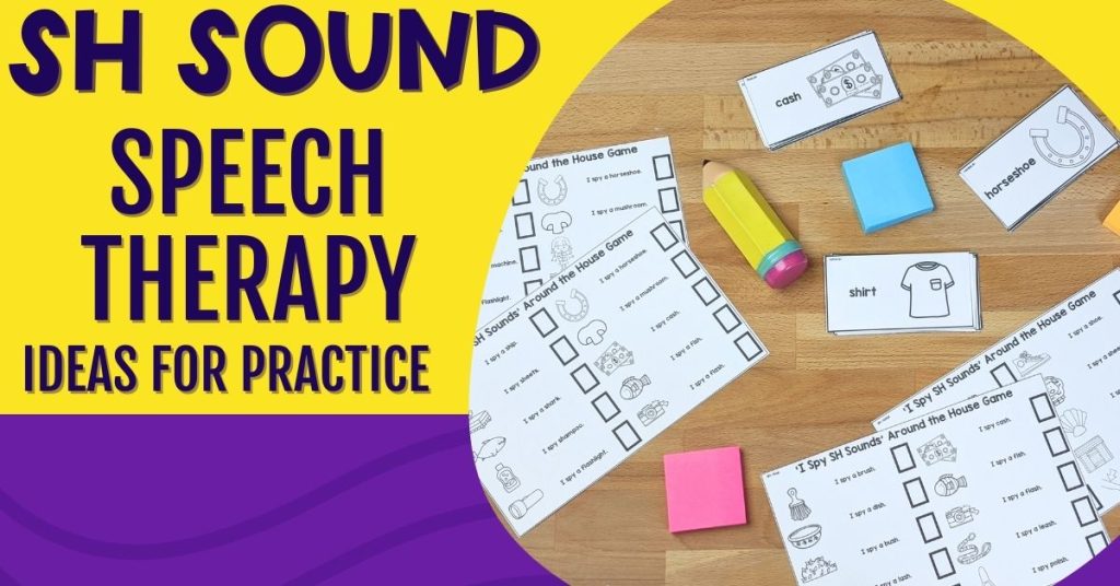 Fun & Engaging SH Sound Speech Therapy Activities - thedabblingspeechie
